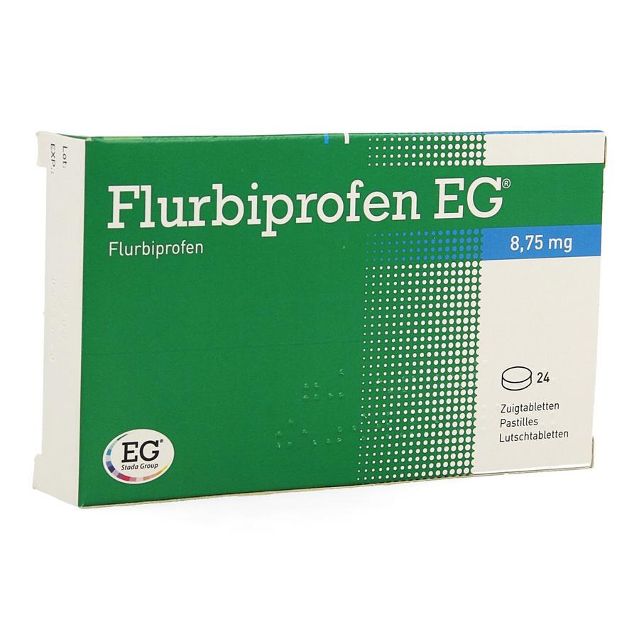 Flurbiprofen eg 8,75mg zuigtabletten 24 kopen? | Multipharma.be