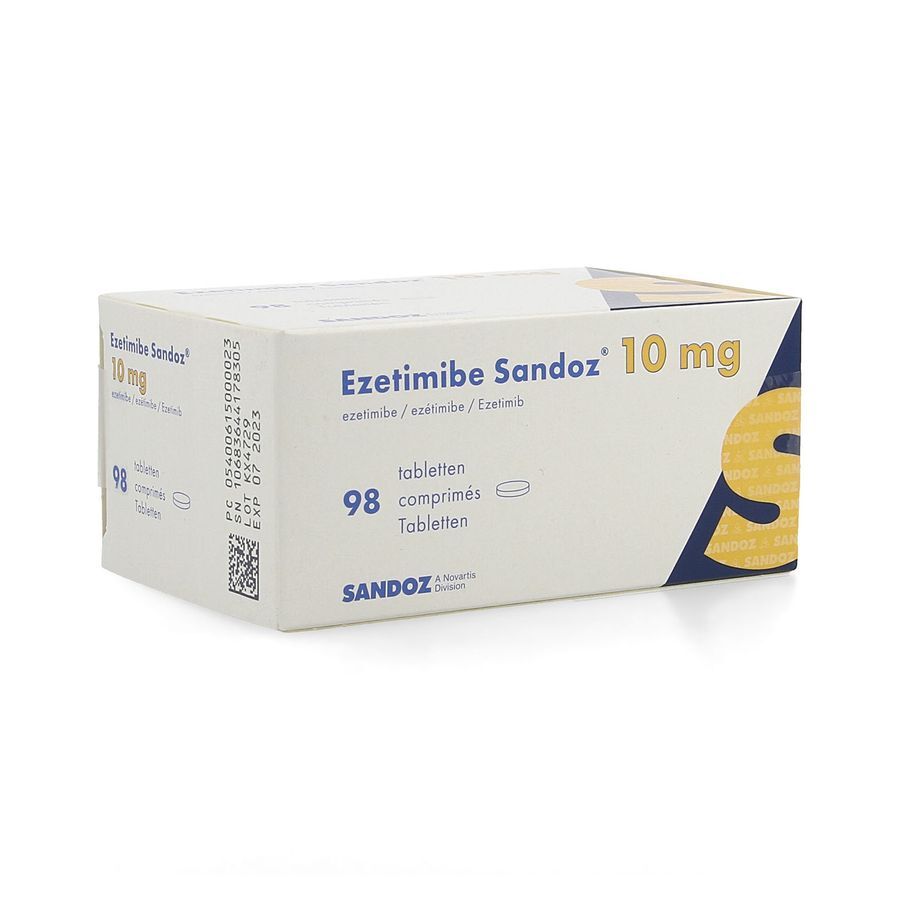 Ezetimibe sandoz 10mg comp 98 x 10mg kopen? | Multipharma.be