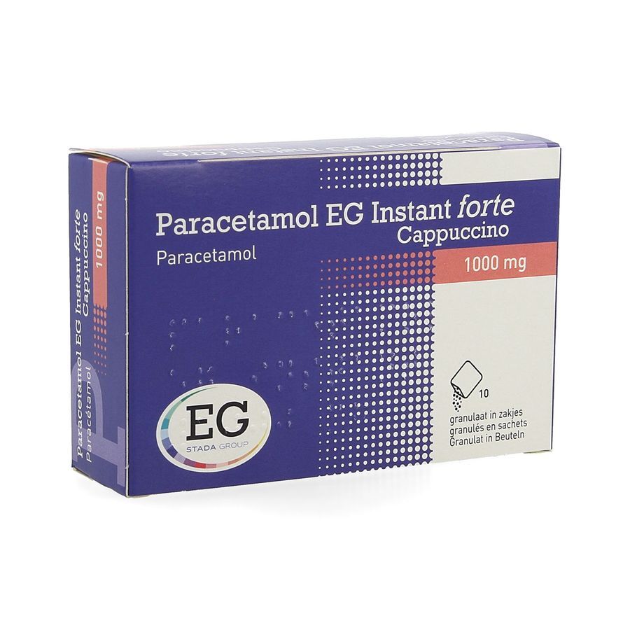 Paracetamol eg inst.forte 1g cappuccino zakje 10 kopen? | Multipharma.be