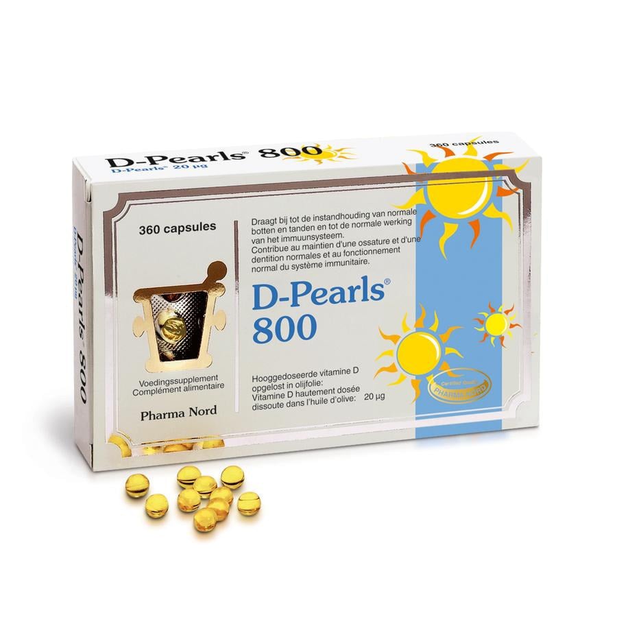 D-pearls 800 capsules 360st kopen? | Multipharma.be