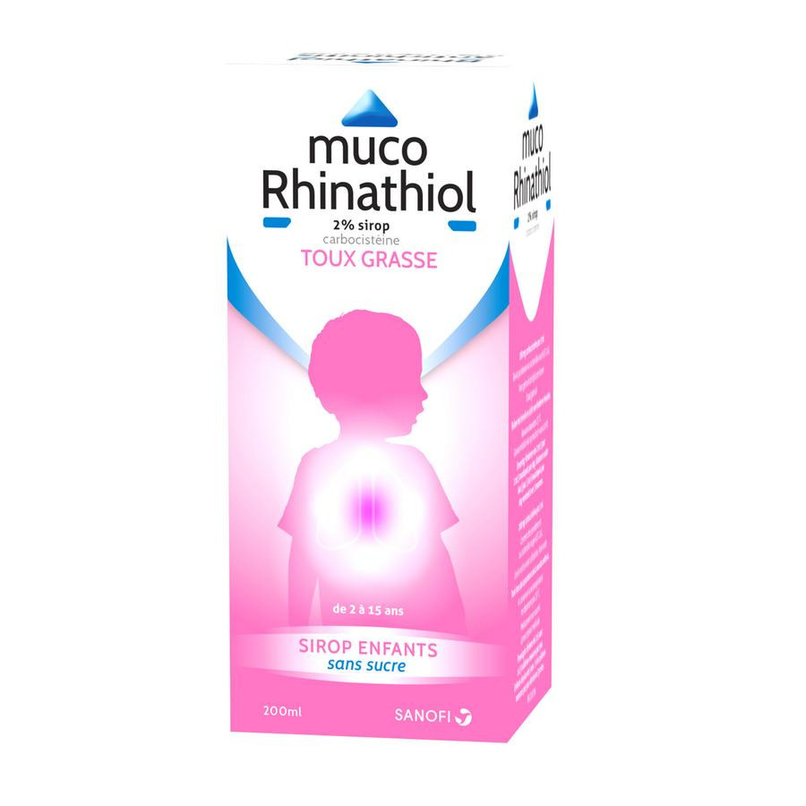 Muco rhinathiol 2% sir inf z/suiker 200ml kopen? | Multipharma.be