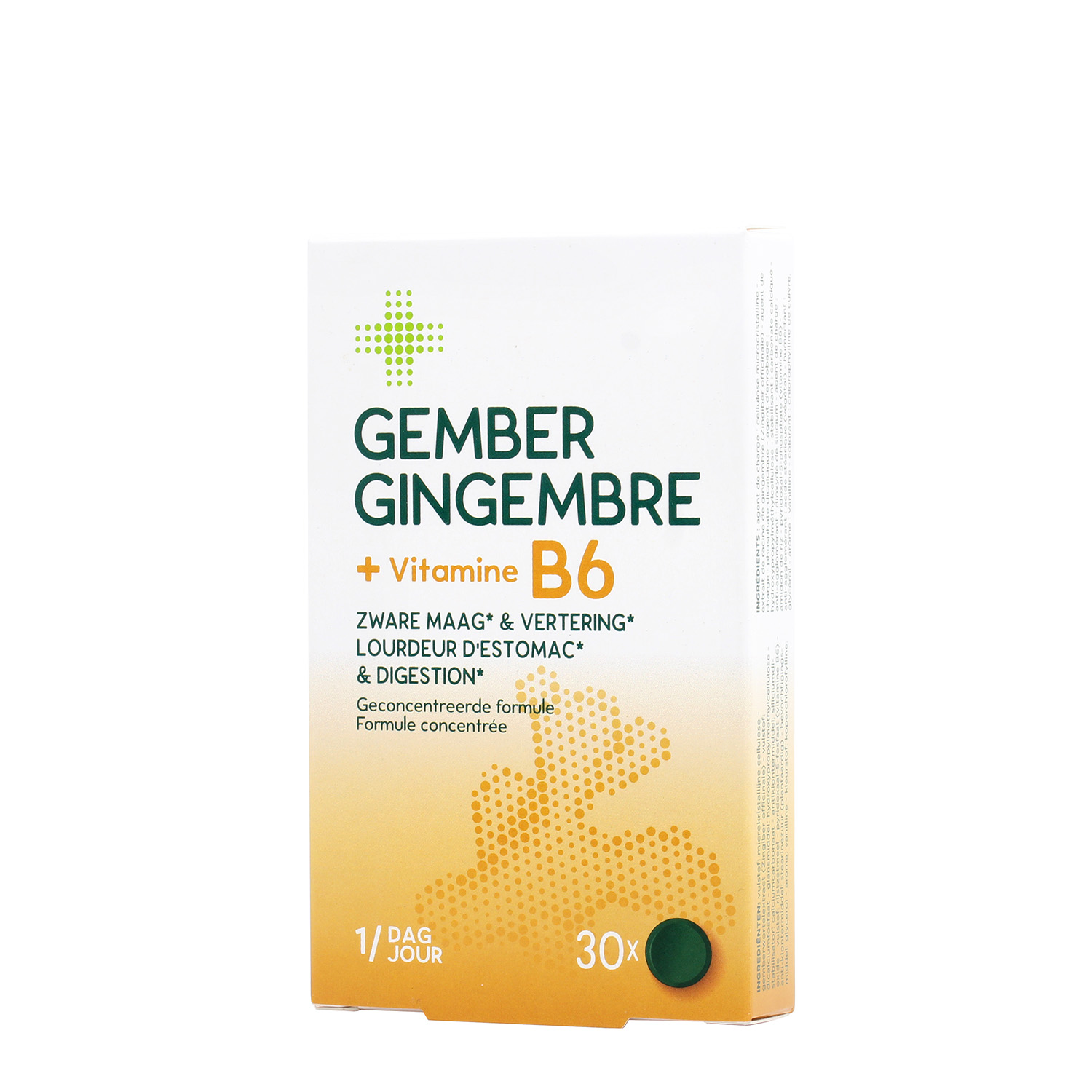 Achetez Multipharma Gingembre B6 comprimés 30pc en ligne ? | Multipharma.be