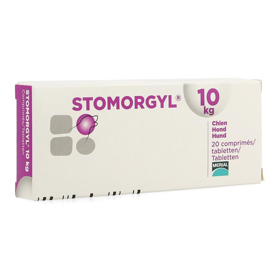 Achetez Stomorgyl 10kg comp. 20 en ligne ? | Multipharma.be
