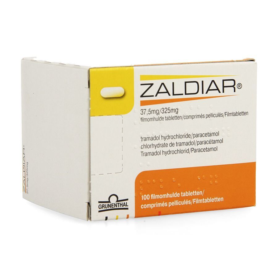 Zaldiar 37,5mg/325mg filmomh tabl 100 blister kopen? | Multipharma.be