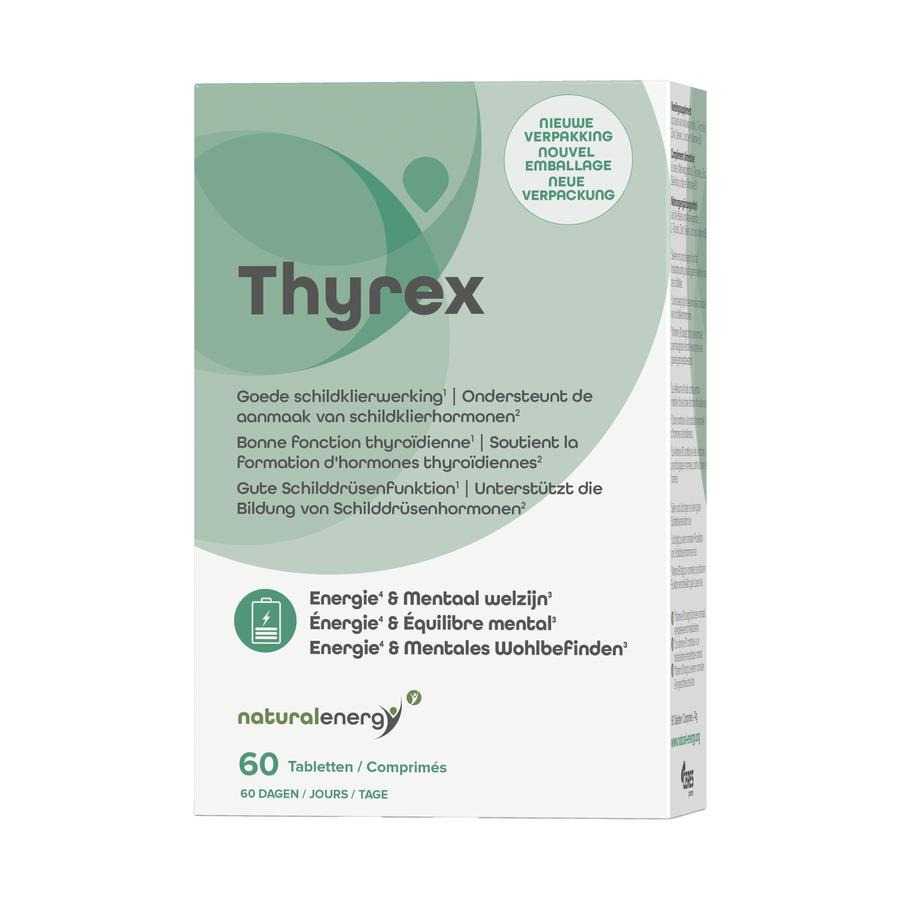 Achetez Natural energy - thyrex 60 caps en ligne ? | Multipharma.be