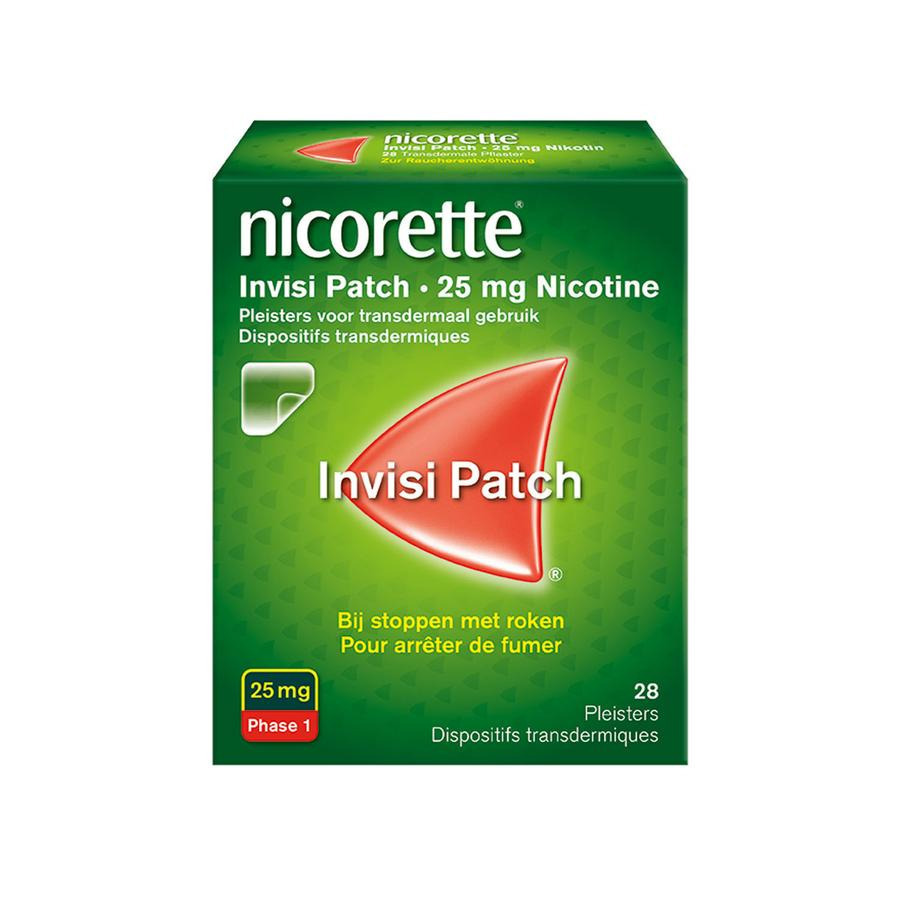 Nicorette Invisi Patch Nicotine 25mg 28st kopen? | Multipharma.be
