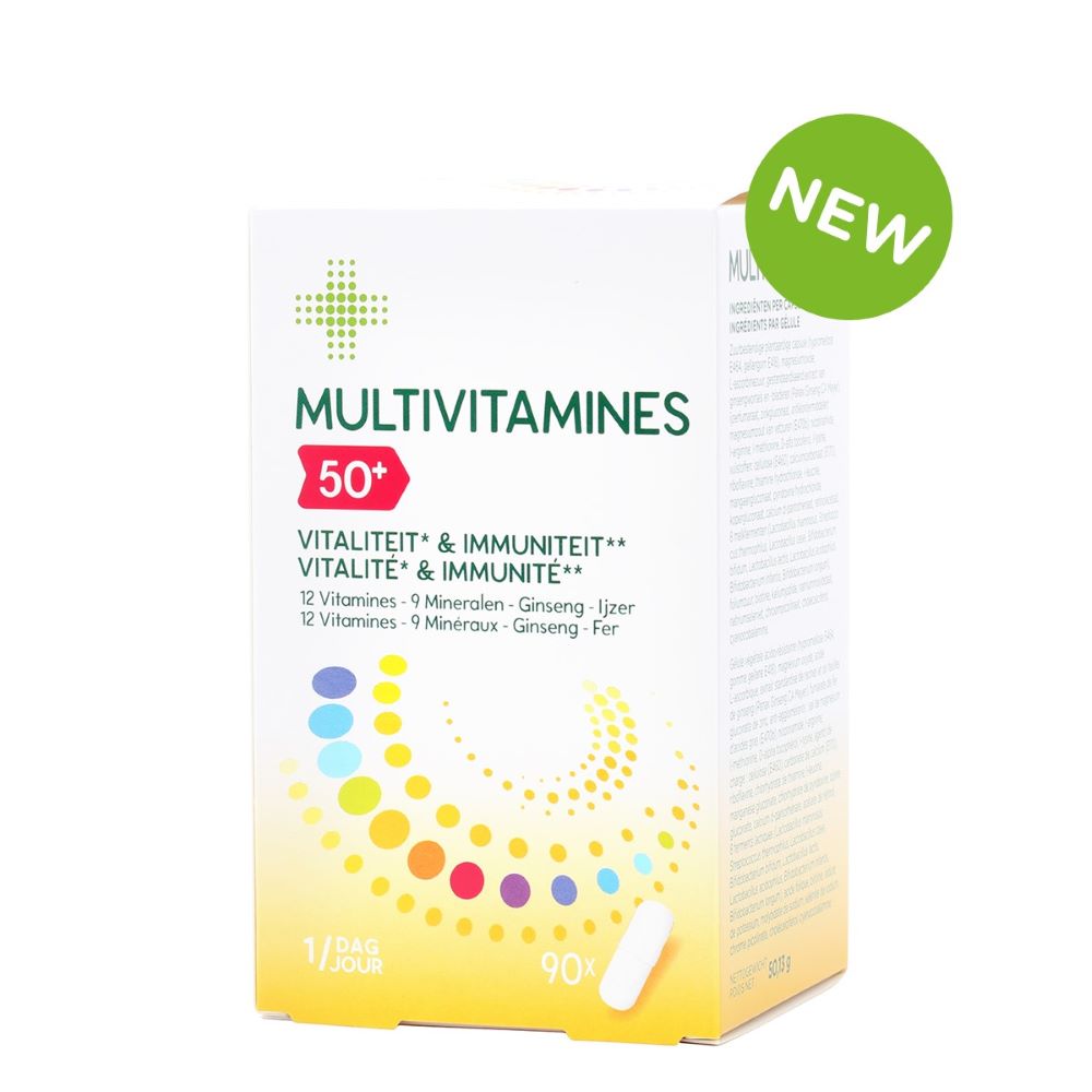 Multipharma Multivitamines 50+ 90st kopen? | Multipharma.be