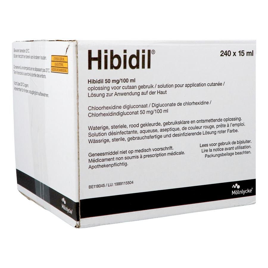 Achetez Hibidil Solution Antiseptique 240x15ml en ligne ? | Multipharma.be