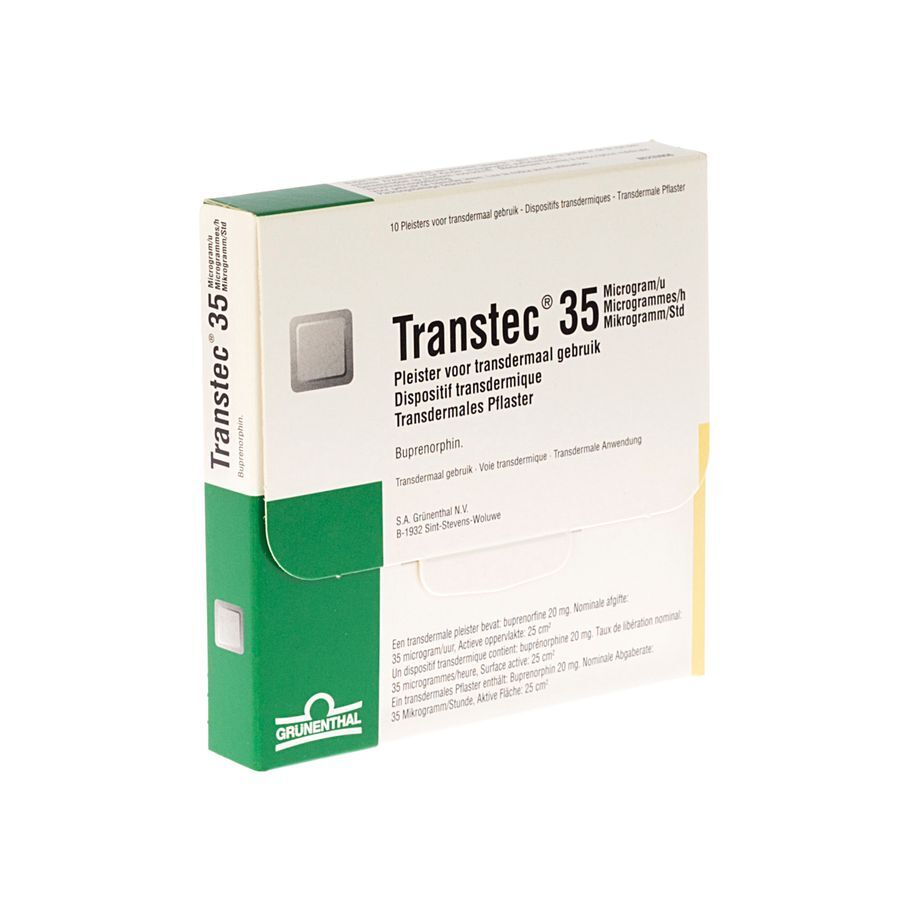 Transtec 35,0mcg/u patch 10 kopen? | Multipharma.be