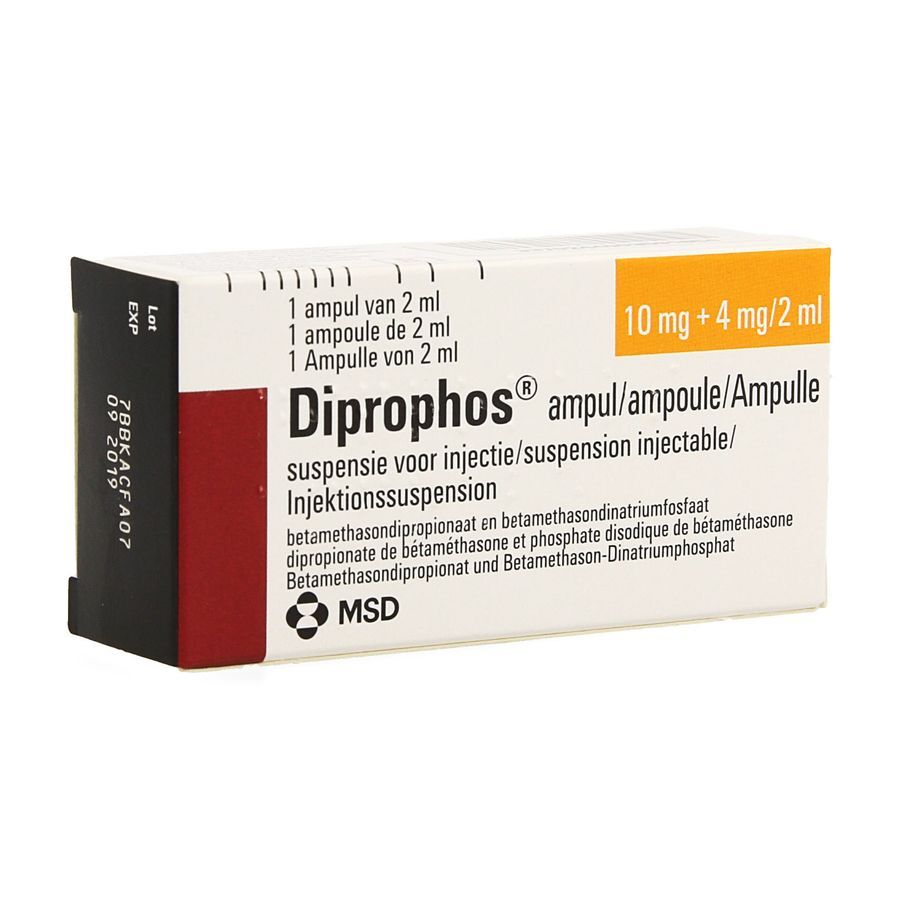 Diprophos 10mg/2ml 4mg/2ml susp inj amp 1 x 2ml kopen? | Multipharma.be