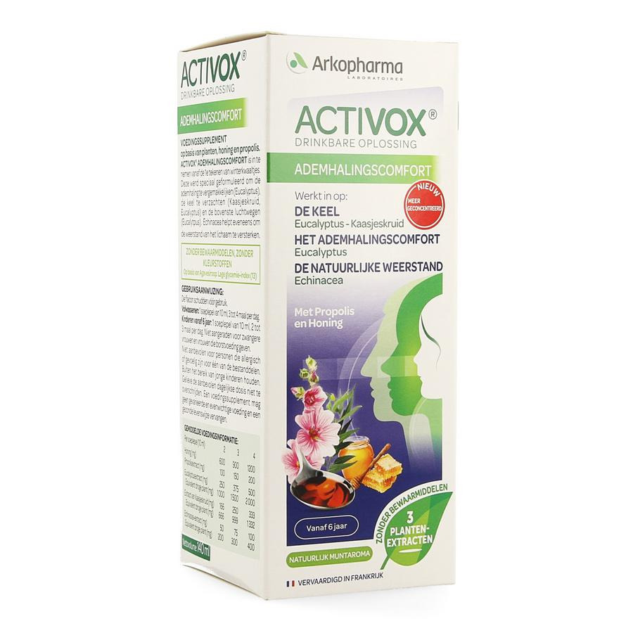 Achetez Activox sirop aux herbes nf 150ml en ligne ? | Multipharma.be