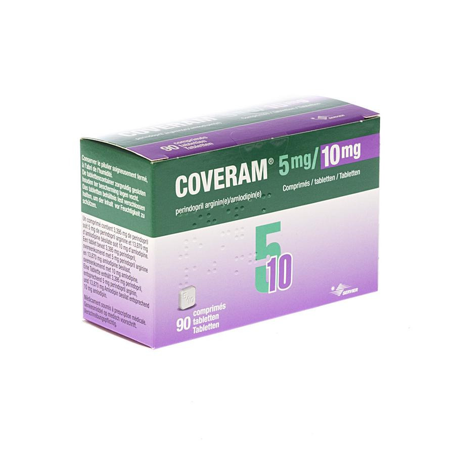 Coveram 5mg/10mg comp 90 kopen? | Multipharma.be