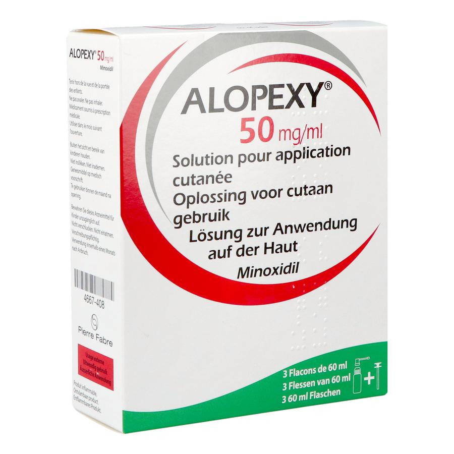 Achetez Alopexy pi pharma 50mg/ml sol cutanee fl3x60ml pip en ligne ...