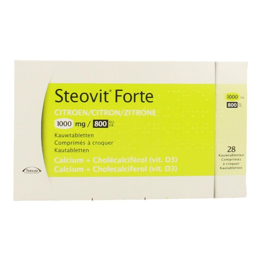 Steovit forte 1000mg/800ie kauwtabl 28 kopen? | Multipharma.be