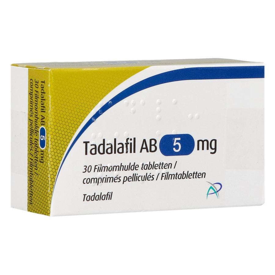 Achetez Tadalafil ab 5mg comp pell 30 x 5mg en ligne ? | Multipharma.be