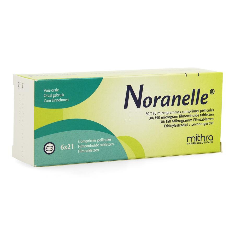 Noranelle 30/150mcg filmomh tabl 6 x 21 kopen? | Multipharma.be