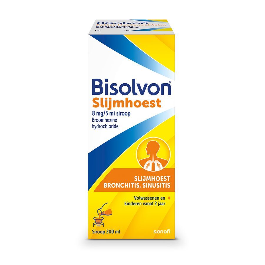 Achetez Bisolvon sirop 200ml 8mg/5ml en ligne ? | Multipharma.be