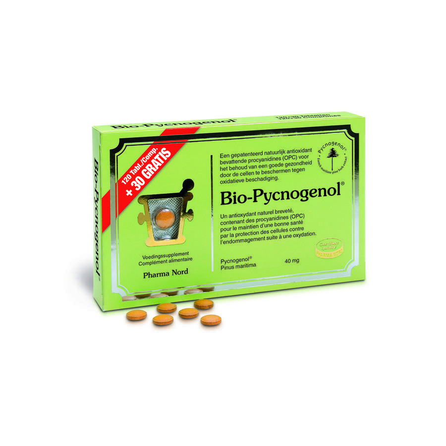 Pharma nord Bio-pycnogenol tabletten 120st+30 gratis promo kopen ...