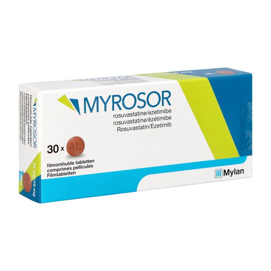 Achetez Myrosor 10mg/10mg comp pell 30 en ligne ? | Multipharma.be