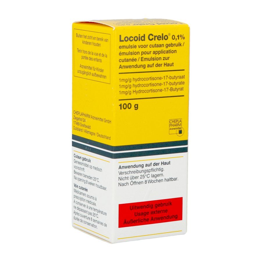 Achetez Locoid crelo 0,1% emuls 100ml 1mg/g en ligne ? | Multipharma.be