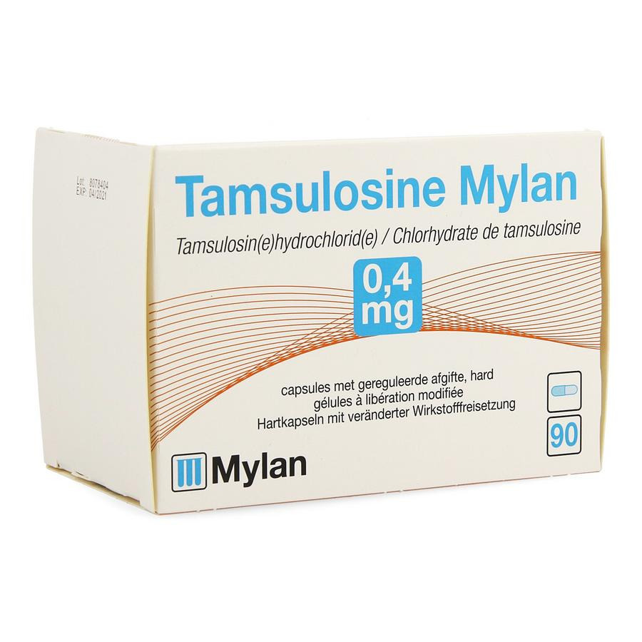 Achetez Tamsulosine viatris 0,4mg caps 90 en ligne ? | Multipharma.be
