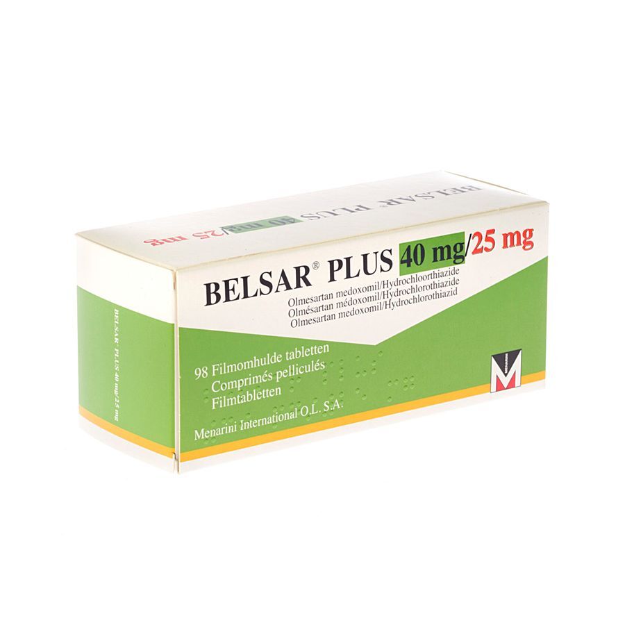 Achetez Belsar plus 40mg/25mg comp pell 98 en ligne ? | Multipharma.be