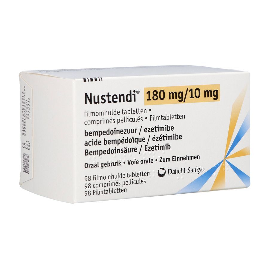 Nustendi 180mg/10mg filmomh tabl 98 kopen? | Multipharma.be