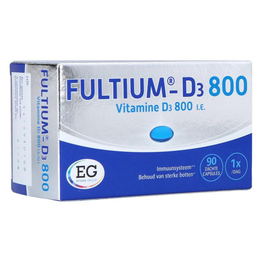 Fultium D3 800 zachte capsules 90st kopen? | Multipharma.be